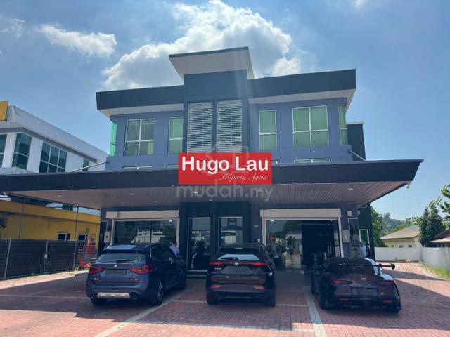 FACING JURU MAIN ROAD 3-Storey Commercial Bungalow Ample Parking ...