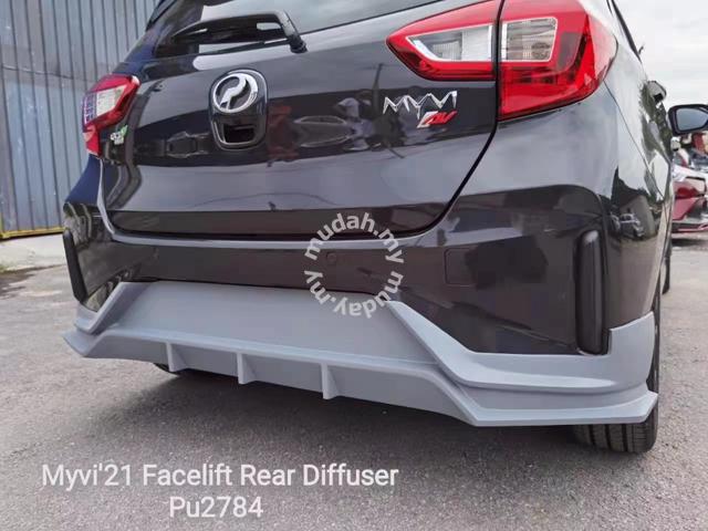 New myvi 2022 rear takero v2 diffuser lip lips 01 - Car Accessories ...