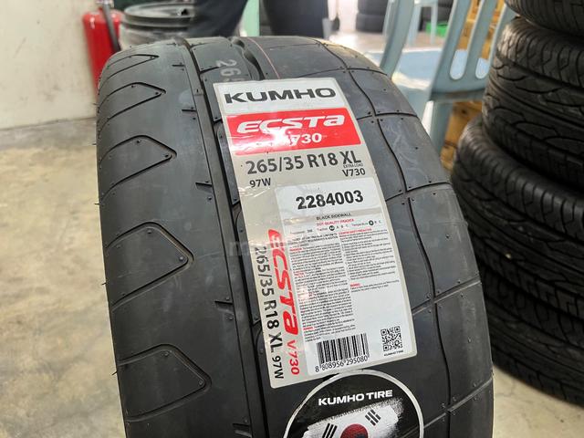 Tayar Baru 265 35 18 Kumho Ecsta V730 2024 - Car Accessories & Parts for sale in Saujana Utama ...
