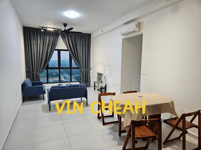 Service Residence for Rent, 3 Bedroom, 883 sq.ft, Sinaran Residences ...