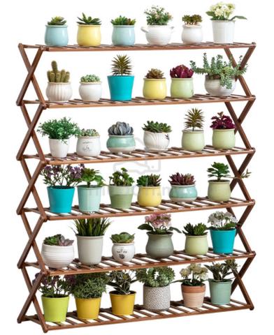 Plant Flower Stand Foldable Pot Rack Rak Bunga - Garden Items for sale ...