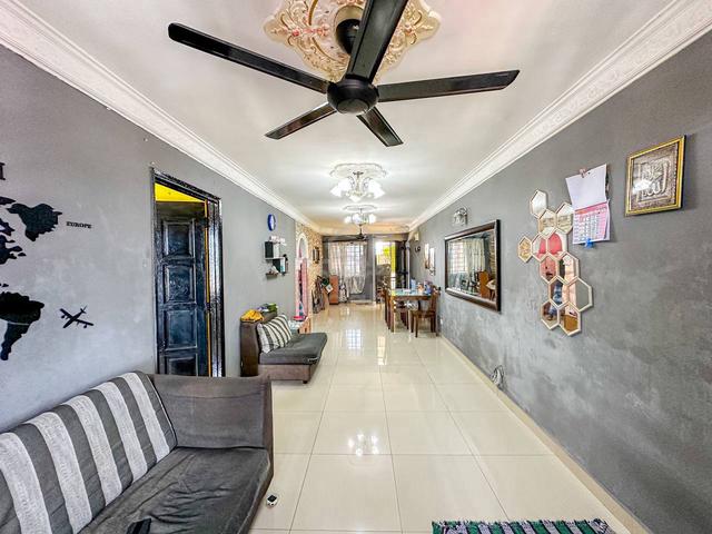 Flat for Sale, 3 Bedroom, 678 sq.ft, Flat Sentul Utama Taman Dato Senu ...