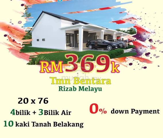 New 1-storey Terraced House for Sale, 4 Bedroom, 1520 sq.ft, Jenjarom, Selangor | Mudah.my