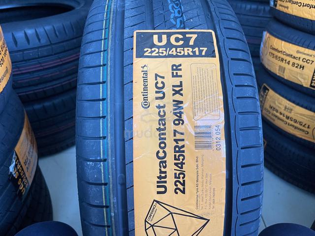 Tayar baru 225 45 17 Continental uc7 2024 new tyre - Car Accessories & Parts for sale in Klang ...