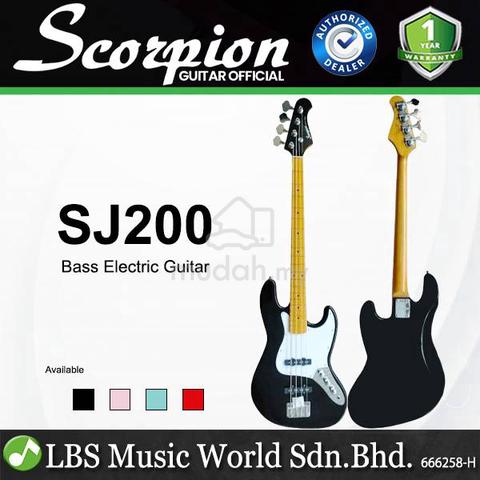 Scorpion SJ200 Bass Deluxe Series 4 Strings Maple - Music Instruments ...