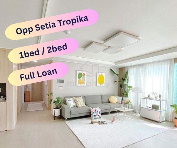 Service Residence for Sale, 2 Bedroom, 650 sq.ft, SH Residence, Johor ...