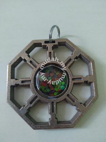 Polygon keychain with ammolite and tritium tubes - Hobby & Collectibles ...
