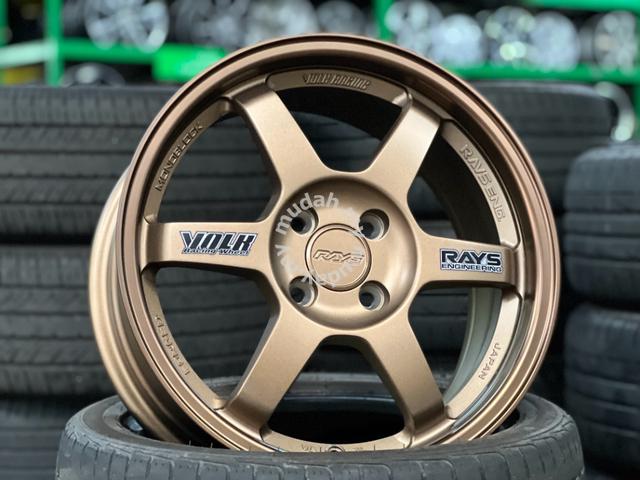 NEW 16 AOW TE37 Rim Myvi Yaris City Jazz Vios Alza - Car Accessories ...