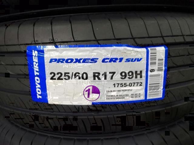 225/60/17 Toyo Proxes CR1 SUV Tyre 2024 Tayar - Car Accessories & Parts for sale in Klang, Selangor