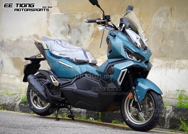 SYM HUSKY 150 SE Green ADV ABS Scooter READY STOCK - Motorcycles for ...